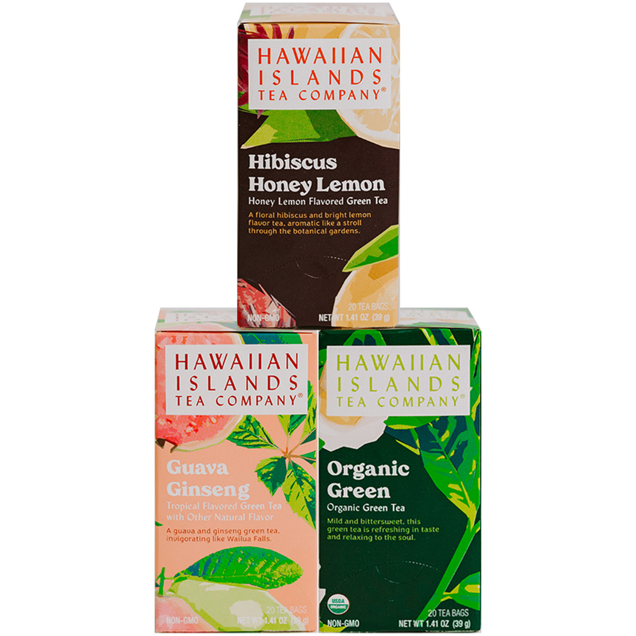 Green Tea Tropical Collection - Hawaiian Islands Tea Company