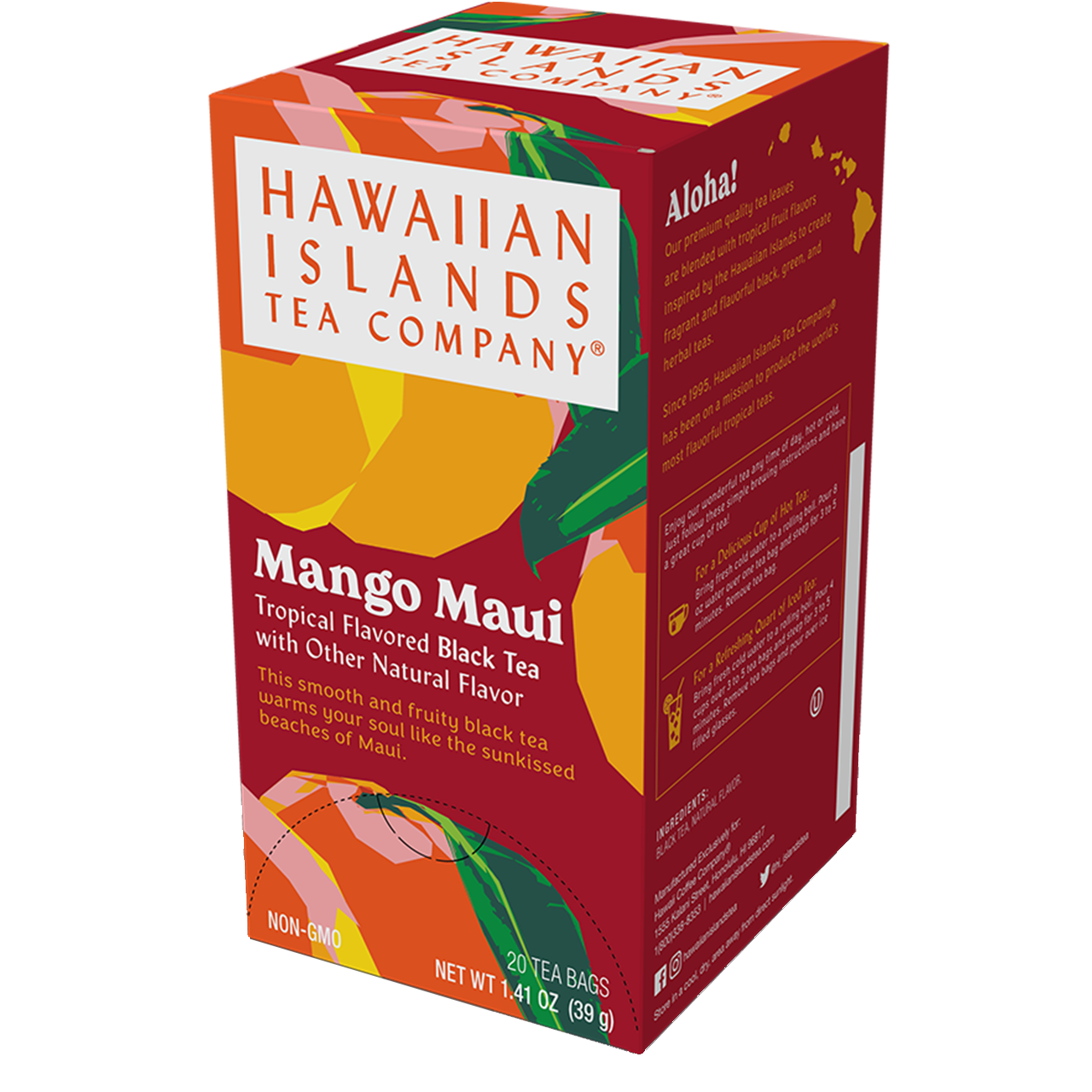 Mango Maui Black Tea - Case Rate - Hawaiian Islands Tea Company